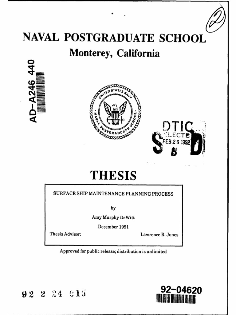 3surface Ship Maint Planning Process | PDF | United States Navy | Ships