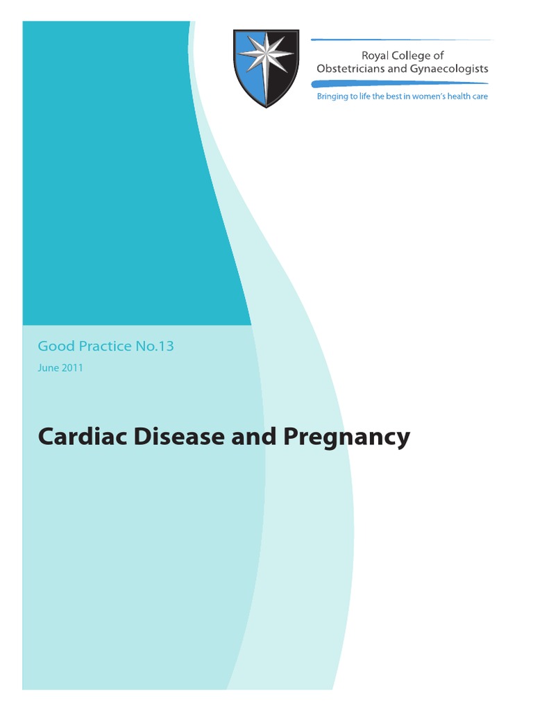 Cardiac Disease and Pregnancy RCOG Guideline | PDF | Combined Oral ...