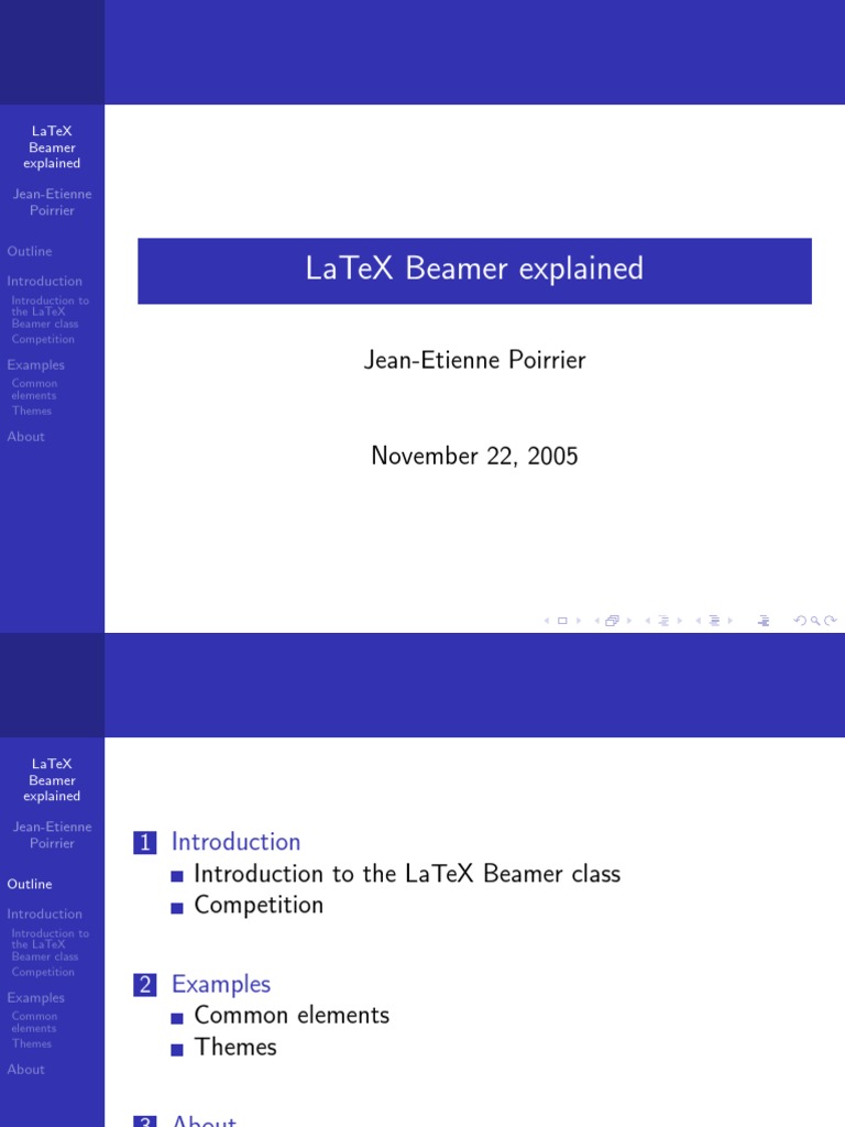 Latex Beamer | PDF | Office Software | Computer File Formats