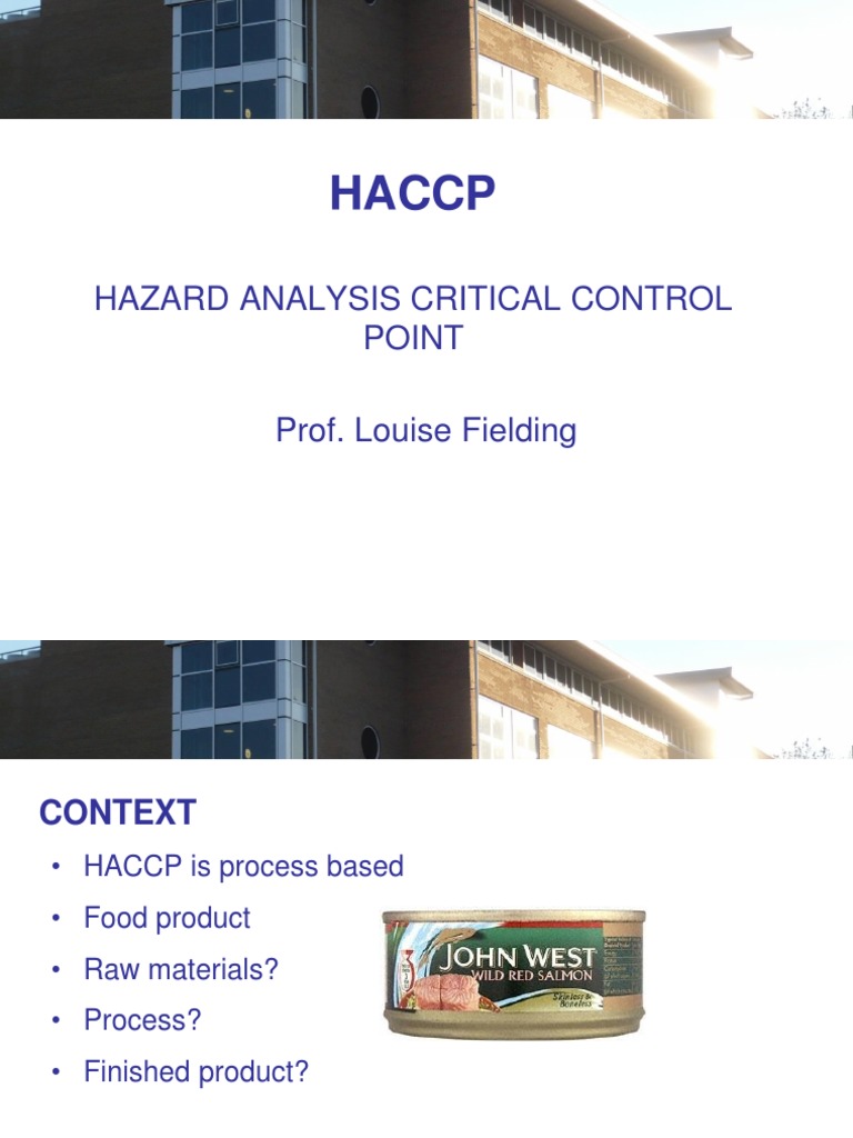 HACCP Steps 1-7 | Download Free PDF | Hazard Analysis And Critical Control Points | Verification ...