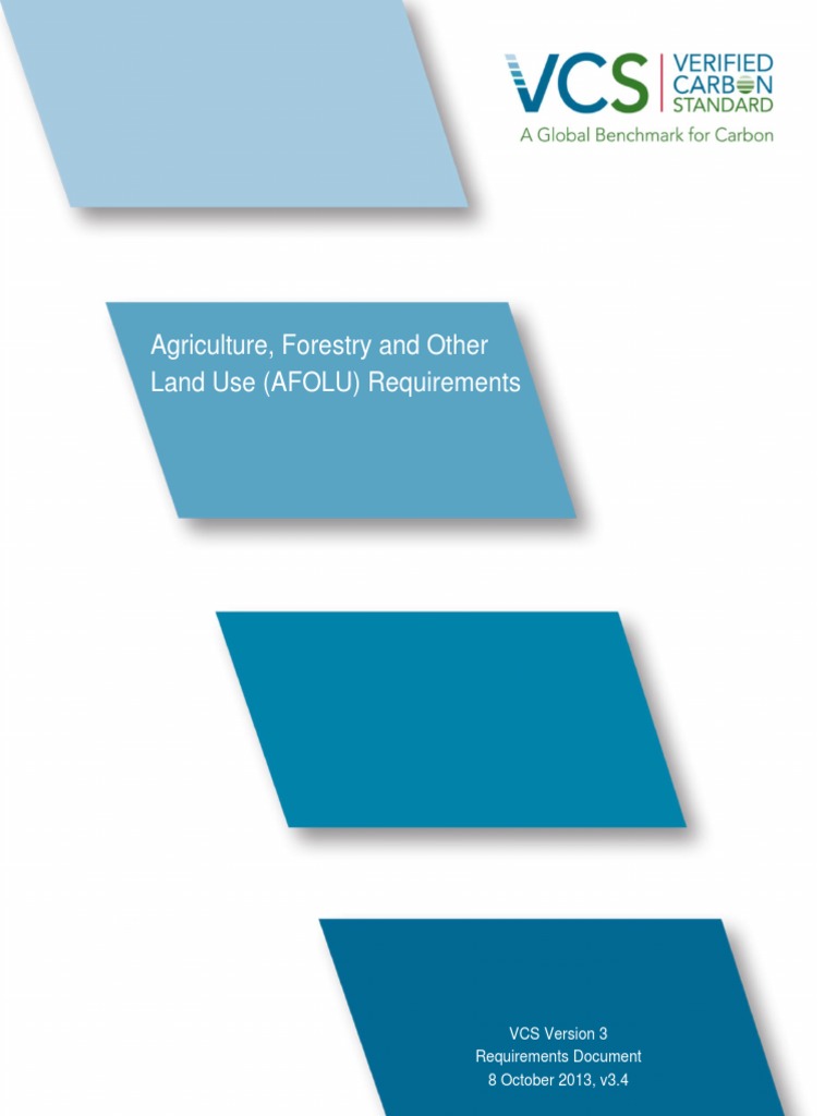 AFOLU Requirements, V3.4 | PDF | Reducing Emissions From Deforestation ...