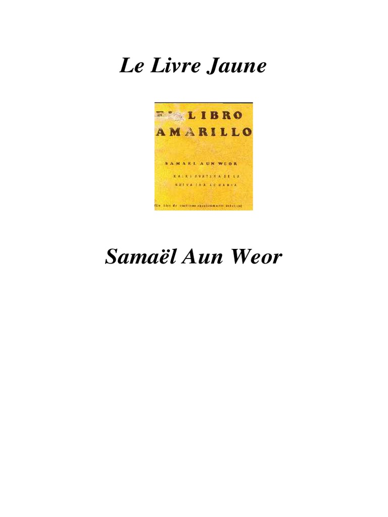 1959 Le Livre Jaune | PDF