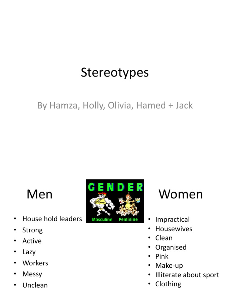 Exploring Common Stereotypes | PDF | Social Science | Lifestyle
