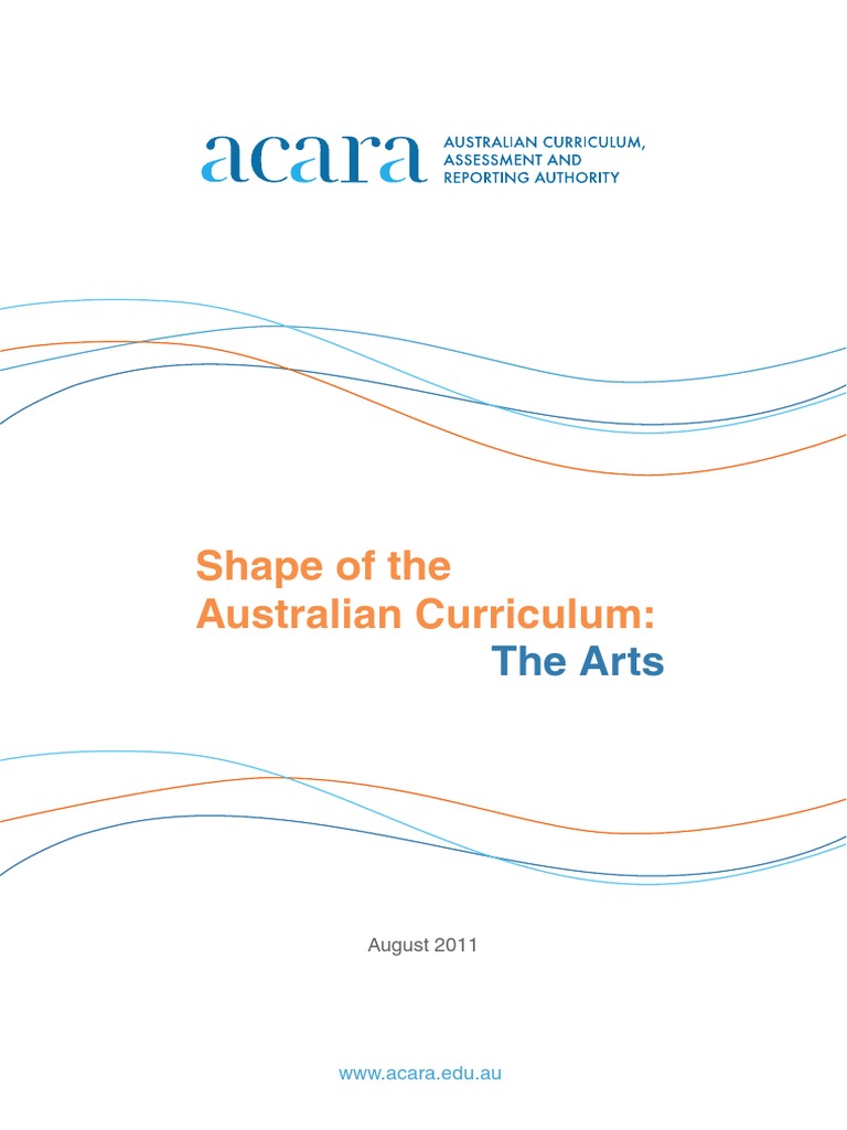 Shape of The Australian Curriculum The Arts - Compressed | PDF | Mass ...