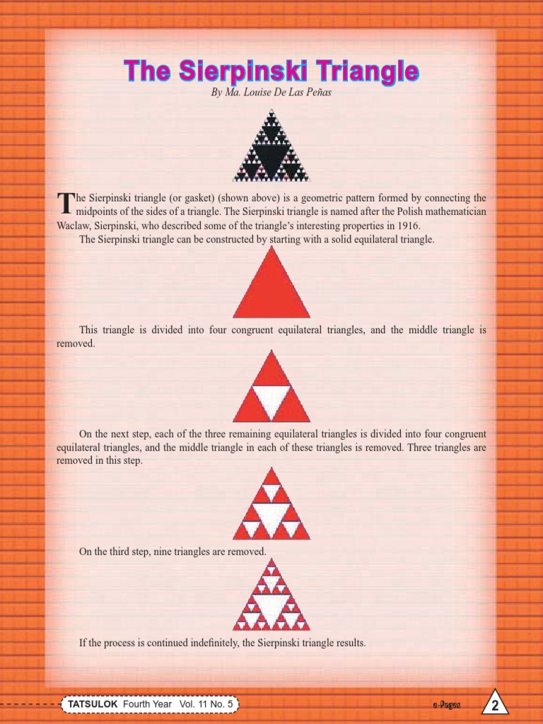 Sierpinski Triangle | PDF | Triangle | Triangle Geometry