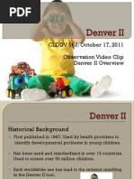 Denver II - Developmental Screening Tool (Lecture Note) | PDF | Human ...