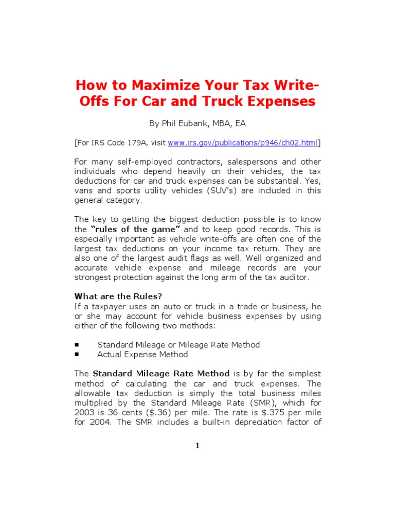 Vehicle Tax Write-Offs | PDF | Payments | Government Finances