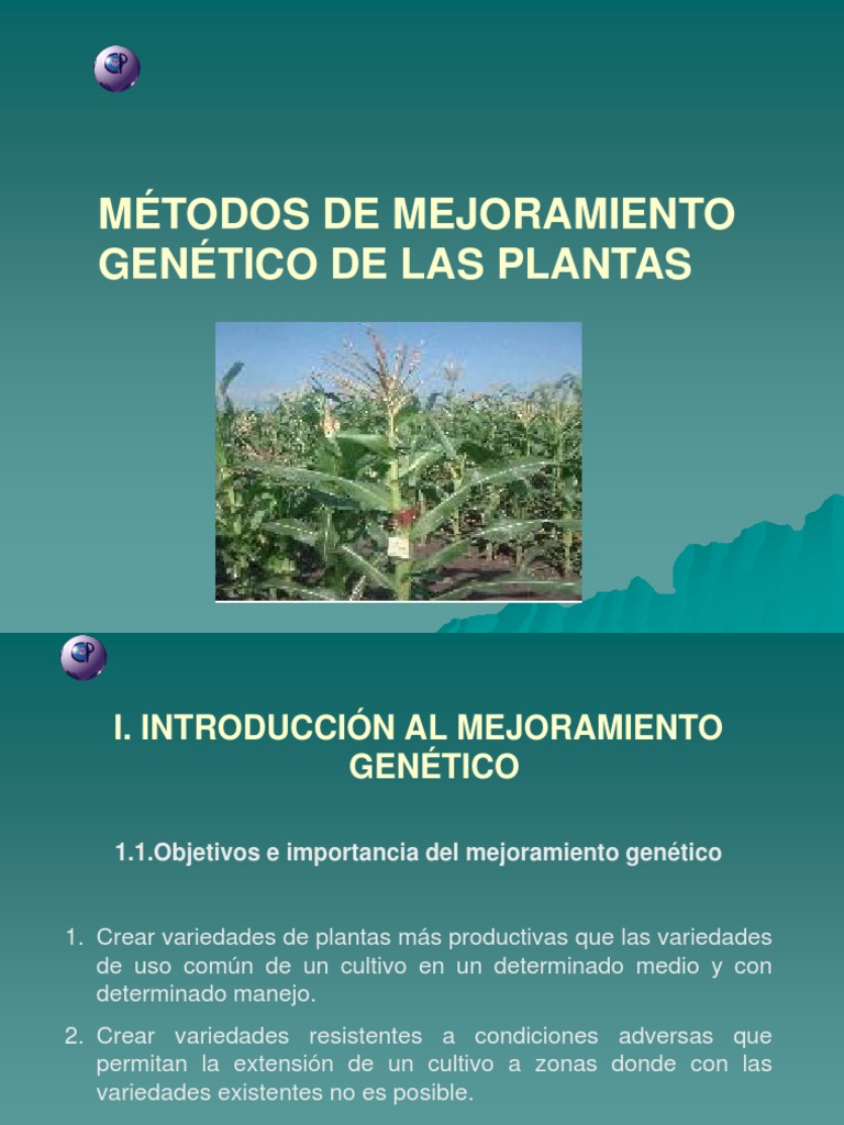 Mejoramiento Genetico de Las Plantas | PDF