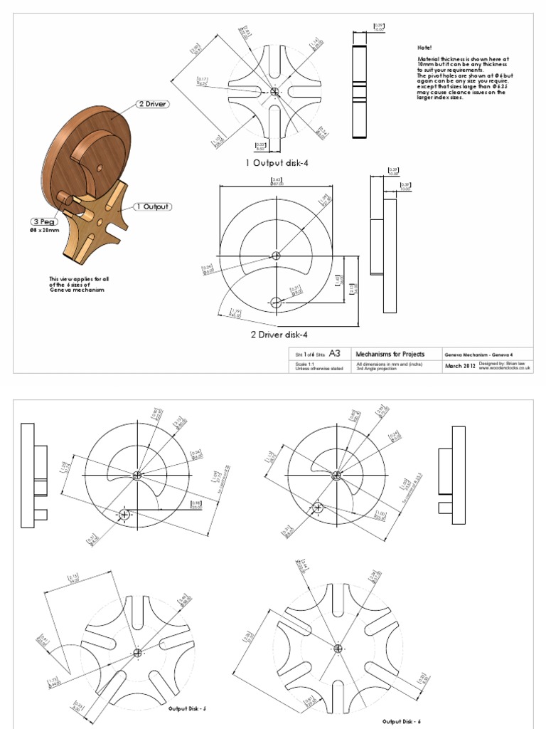 Mechanisms-for-projects-Drawings-PR.pdf | Gear | Machines