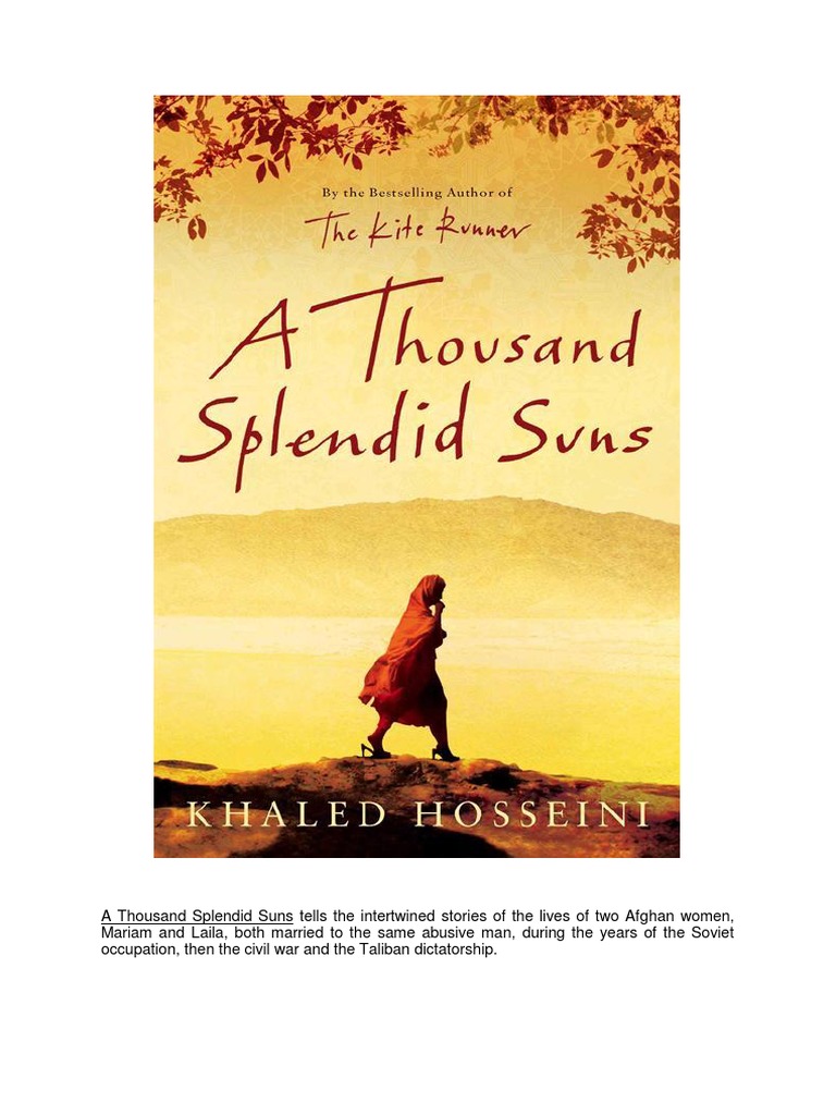 A Thousand Splendid Suns Part 1 Questions | PDF | Afghanistan | Poetry