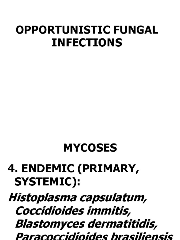 Infeksi Jamur Oportunistik | PDF | Candidiasis | Candida (Fungus)
