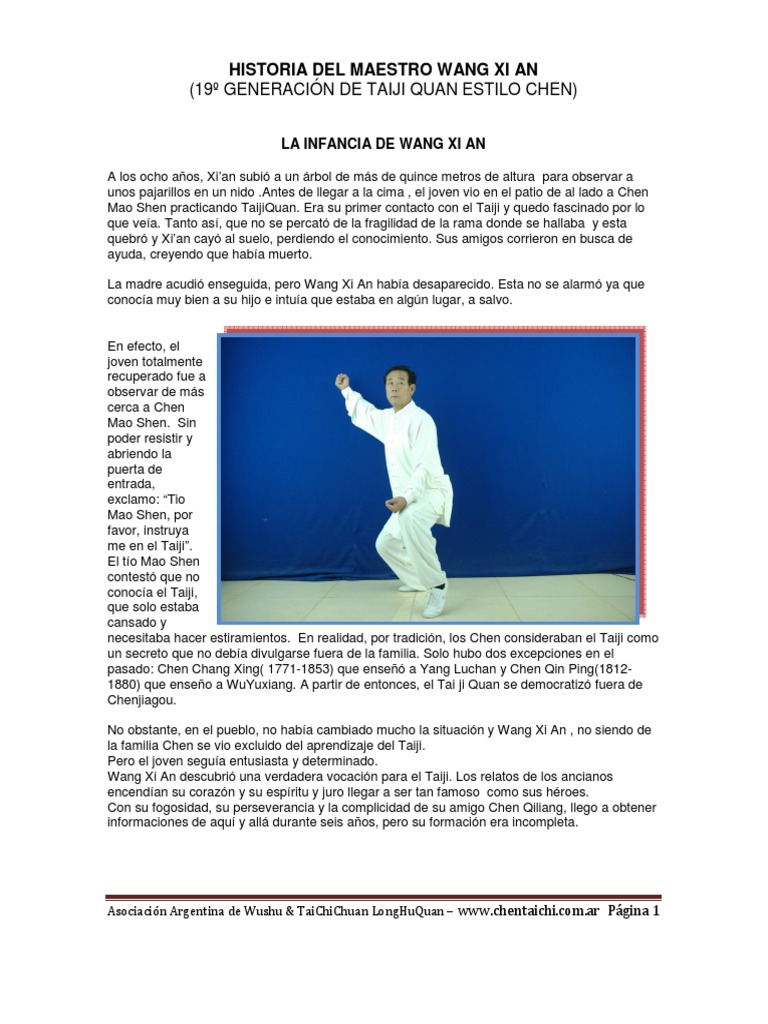 Historia del Maestro Wang Xi'an | PDF | China | Política mundial