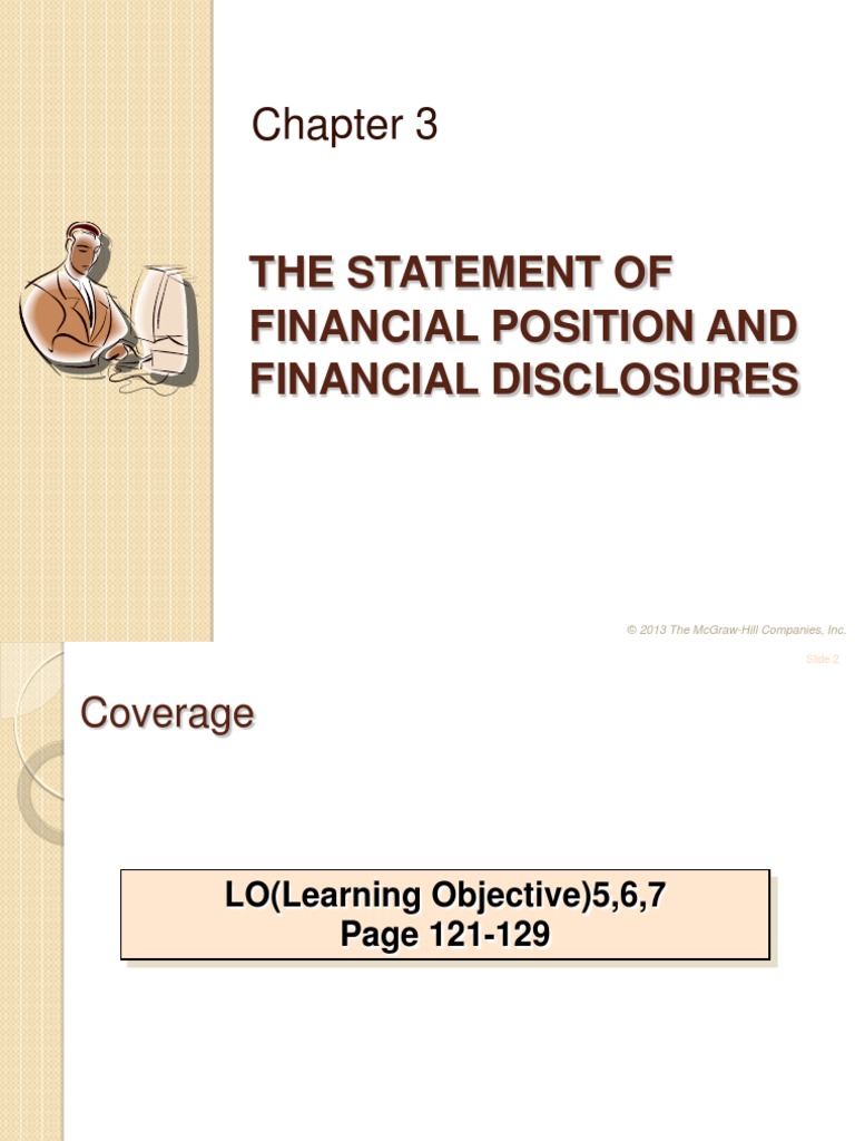 CH 3 - The Statement of Financial Position and Financial Disclosures ...