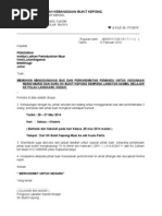 Surat Pindaan Tarikh PSRA 2025 | PDF