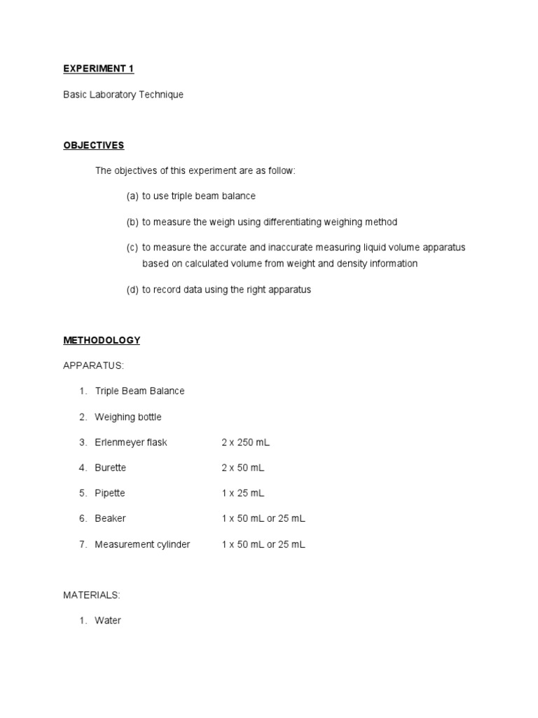 Measuring Techniques in Chemistry Lab | PDF | Molar Concentration | Gases
