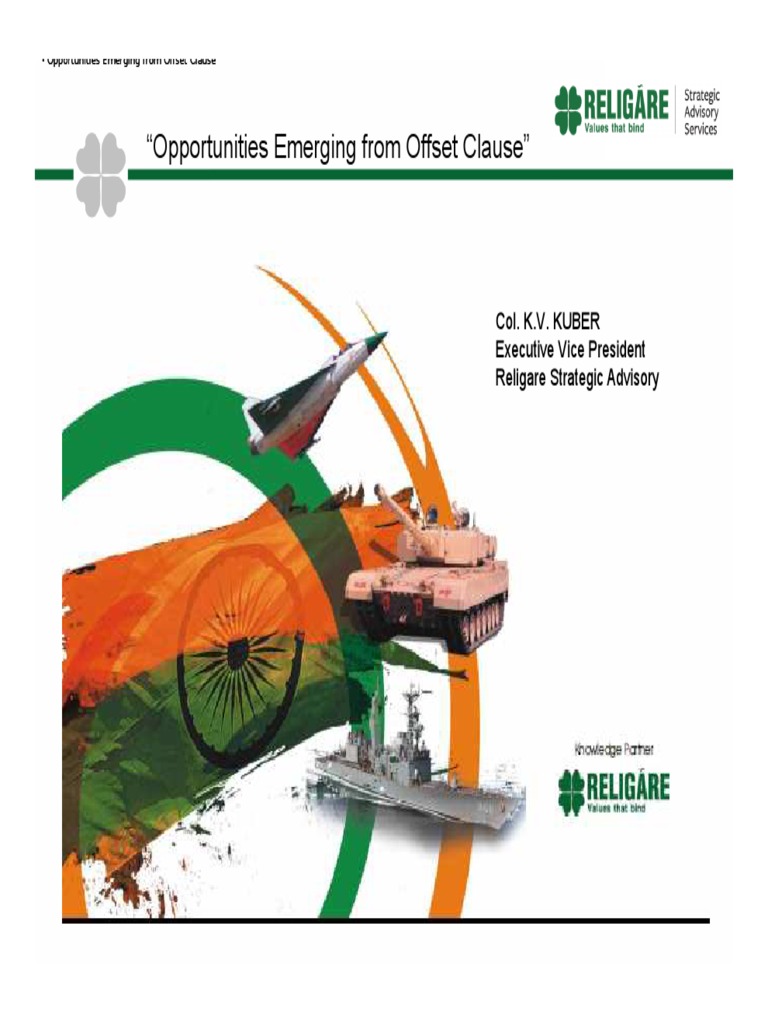 Indian Defense Offset Opportunities | PDF | Military | Procurement