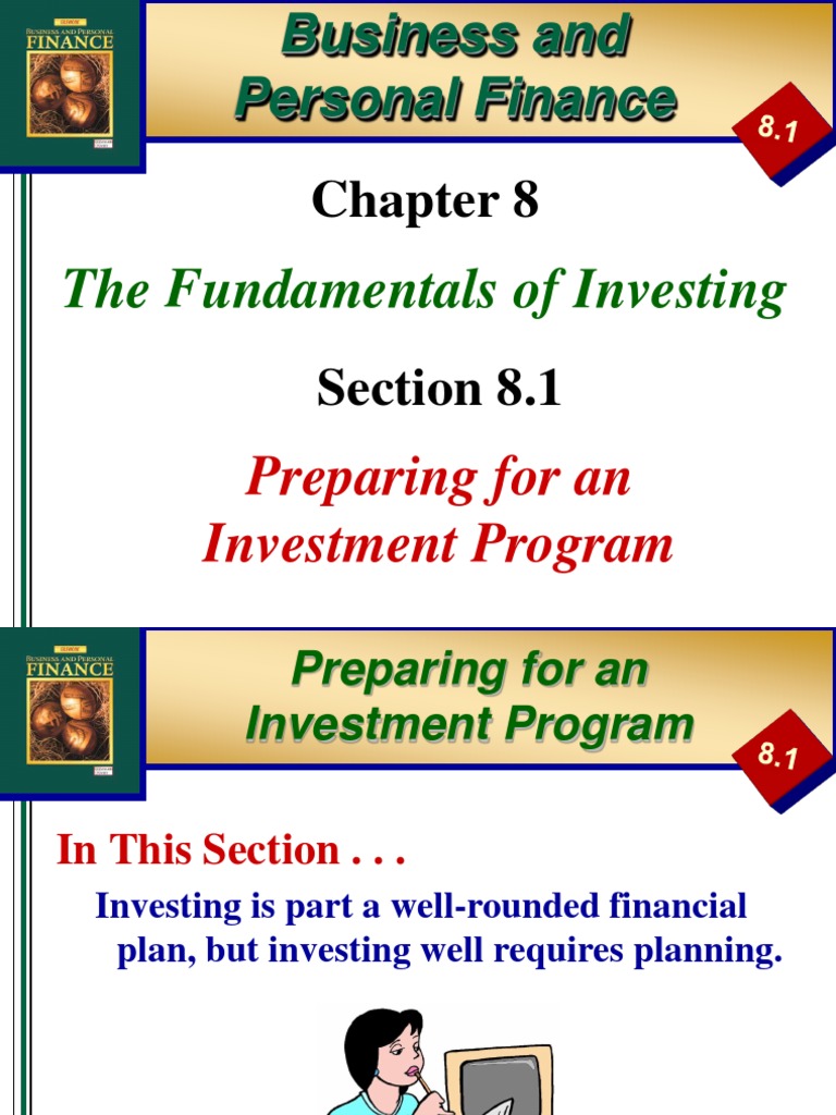 8 Powerpoint Guided Notes | PDF | Investing | Stocks