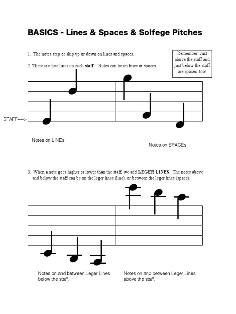 Writing in Solfege | PDF