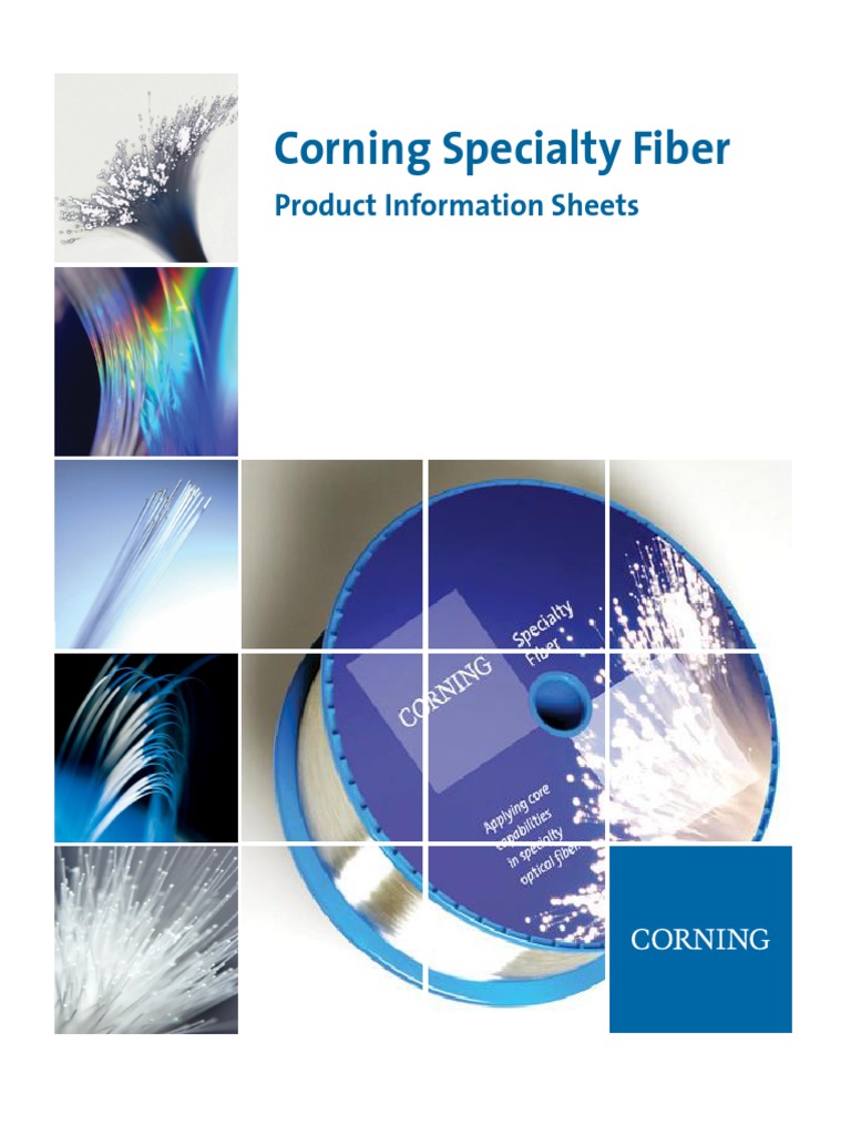 Corning Specialty Fiber Product Information Sheets 111913 | Optical ...