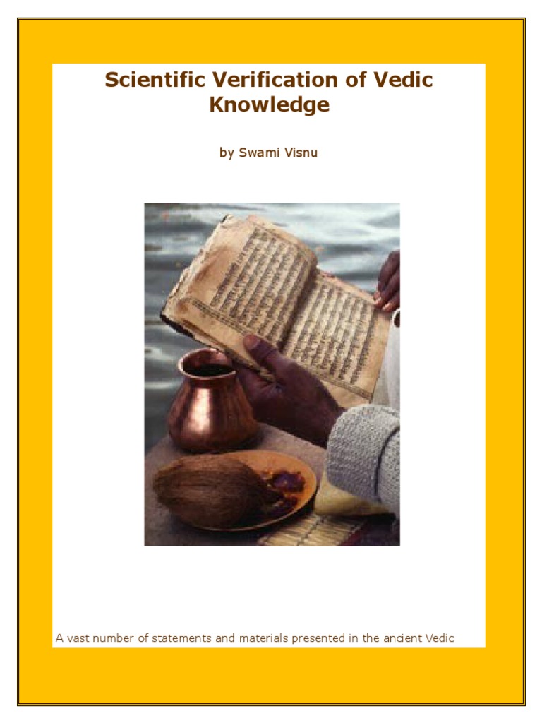 Scientific Verification of Vedic Knowledge | Vedas | Religion And Belief