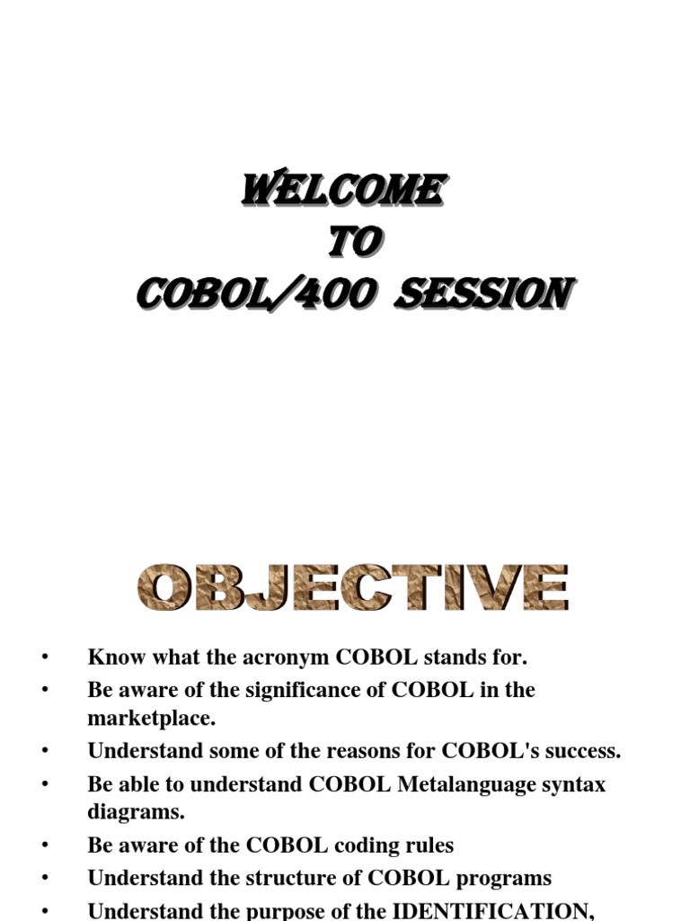 Cobol 400 | Download Free PDF | File Format | Computer File