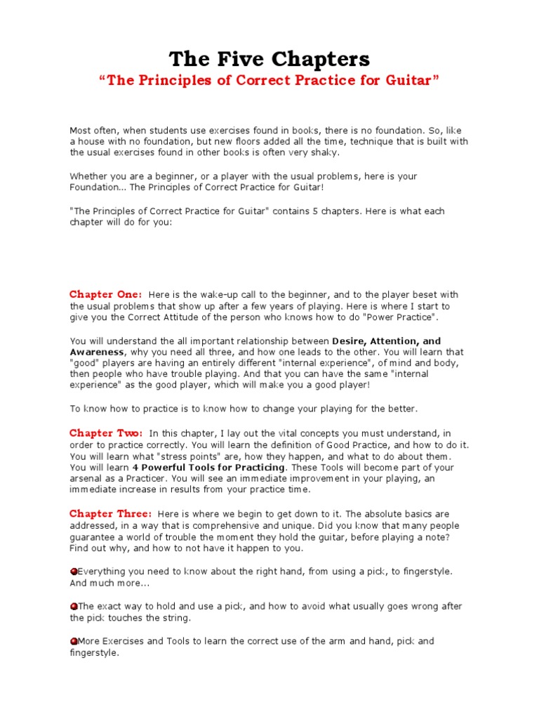 The Five Chapters by Jamie Andreas | PDF | Cognition | Psychological ...