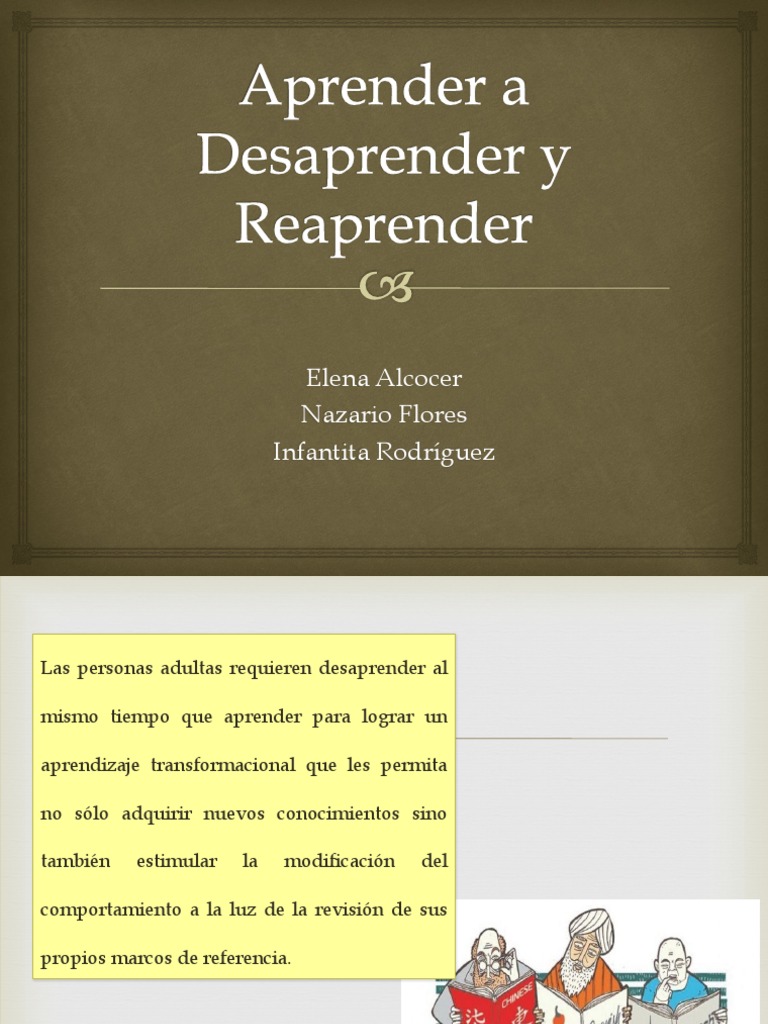 Aprender A Desaprender | PDF | Mente | Aprendizaje