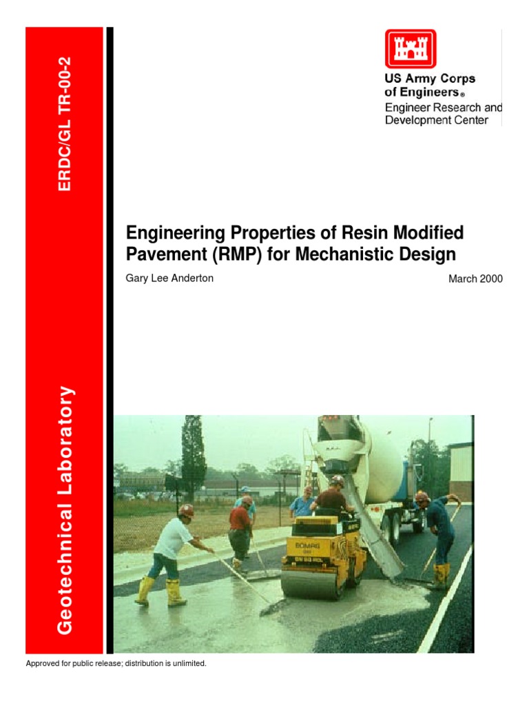 Engineering Properties of Resin Modified Pavement | PDF | Road Surface ...