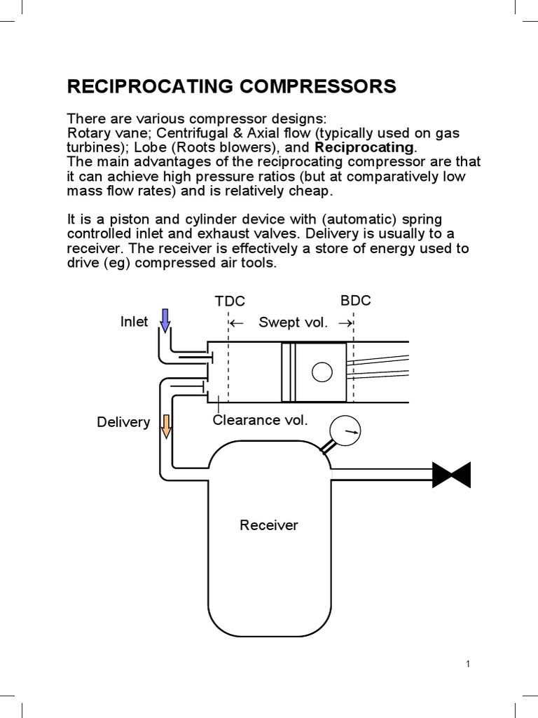 Reciprocating Compressor Calculation | PDF