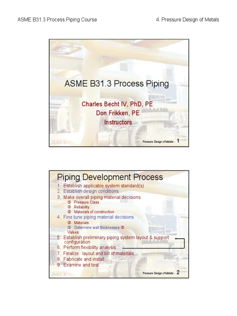 Pressure Design of Metals | PDF