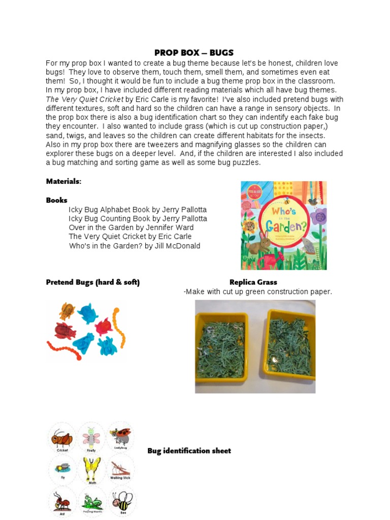 Prop Box - Bugs | PDF | Nature