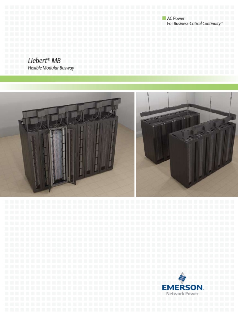 Liebert MB: Flexible Modular Busway | PDF | Data Center | Electrical ...