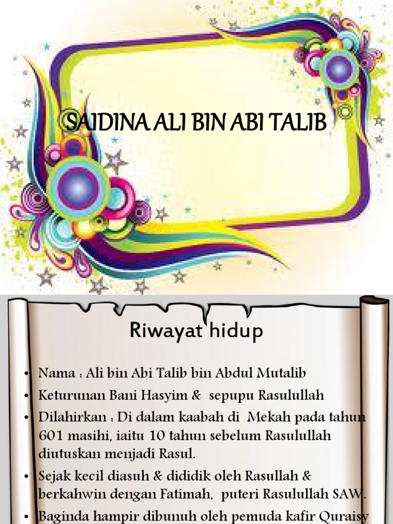 Saidina Ali Bin Abi Talib | PDF