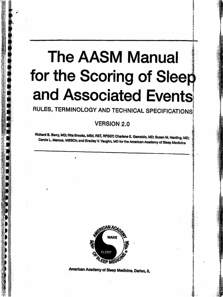 AASM Scoring Manual | PDF