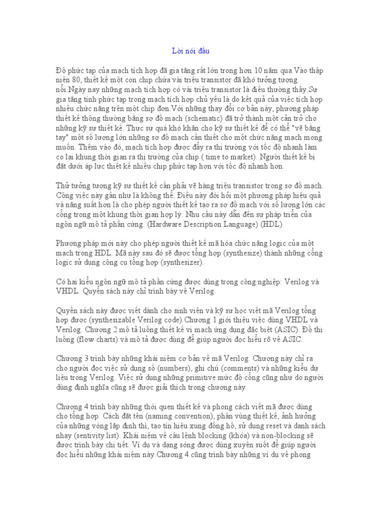 (ICdesignVN - Com) - Verilog Coding For Logic Synthesis | PDF