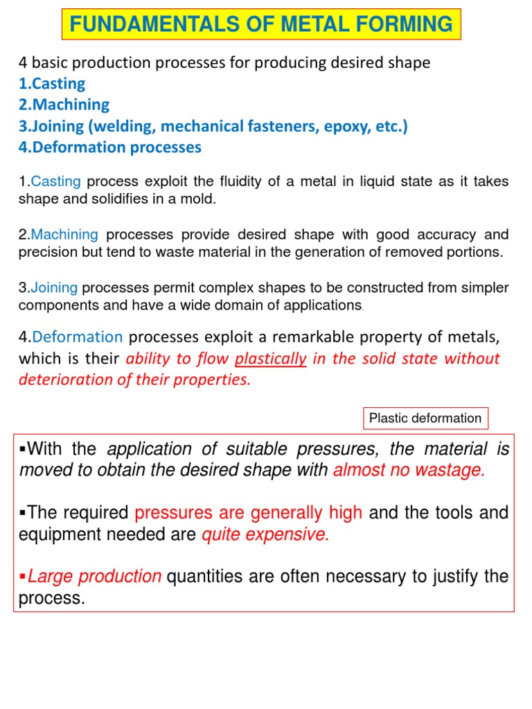 Hot Working & Cold Working | PDF | Annealing (Metallurgy) | Deformation ...