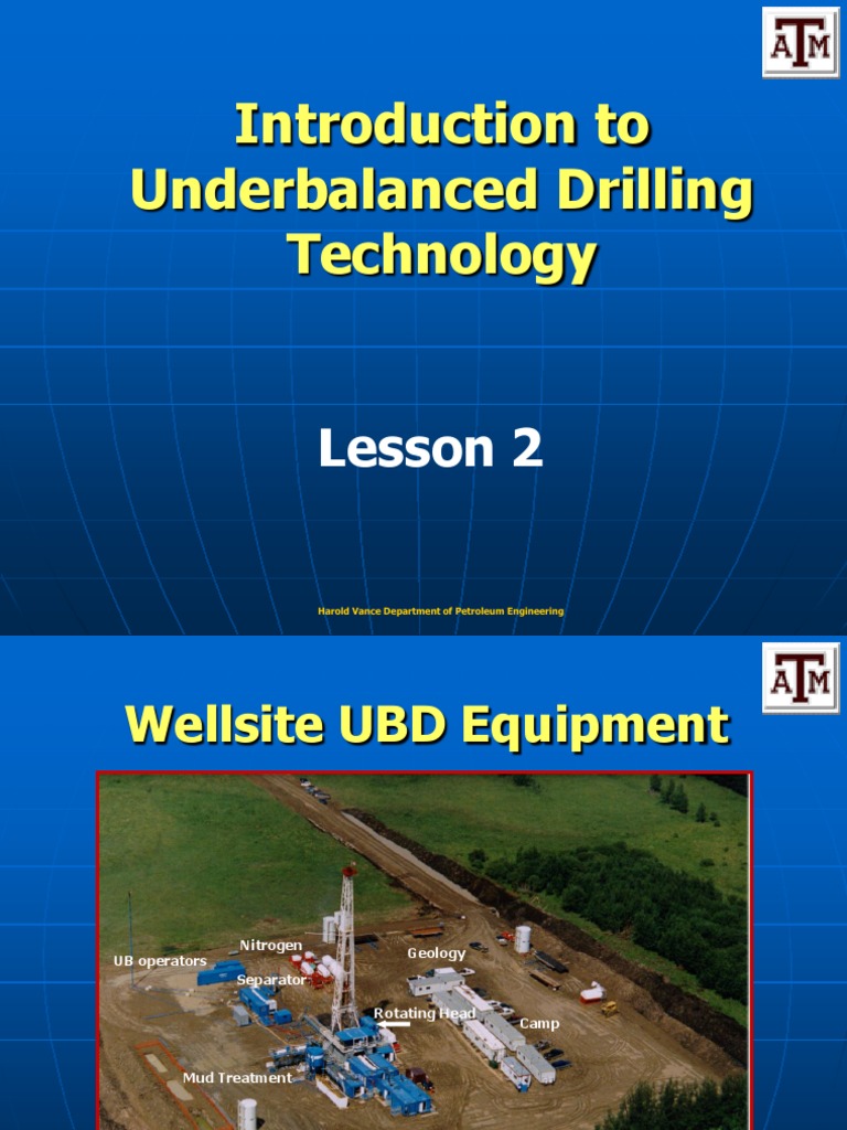 Underbalanced Drilling Overview | PDF | Oil Well | Drilling