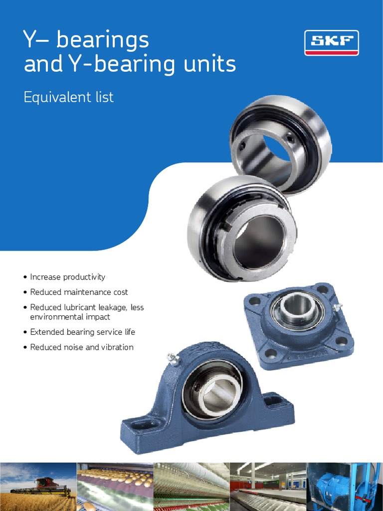 Y-Bearings and Units Equivalent List (JIS To SKF) | PDF | Mechanical ...