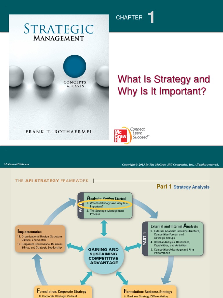 Strategic Management Ch1 | PDF | Competitive Advantage | Strategic ...