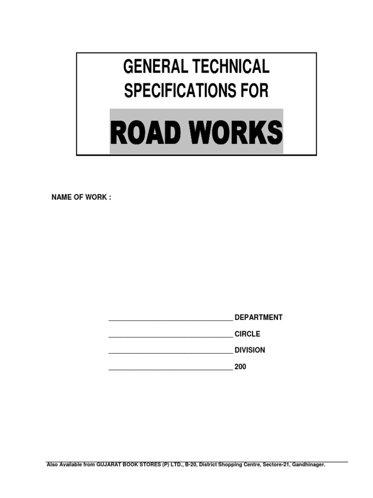 10 Road Specification | PDF | Soil | Road Surface