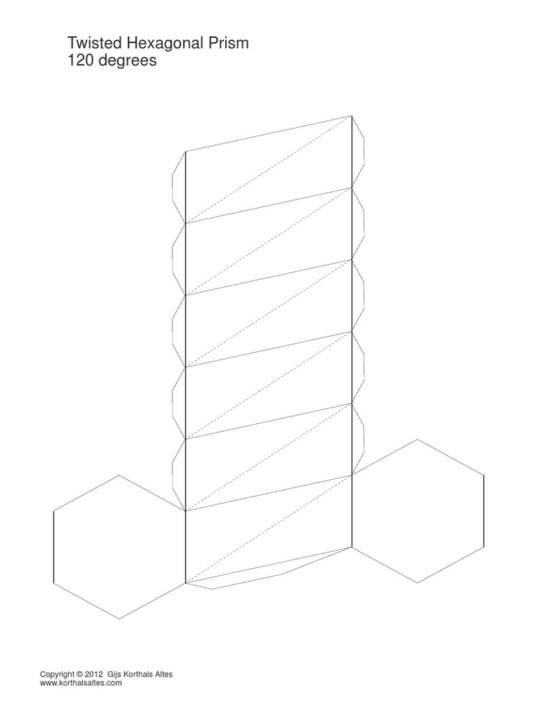 Twisted Hexagonal Prism | PDF