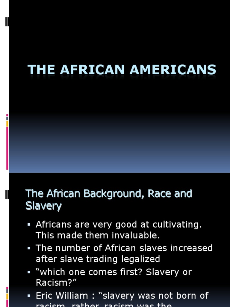 African American History Overview | PDF | African American Civil Rights ...