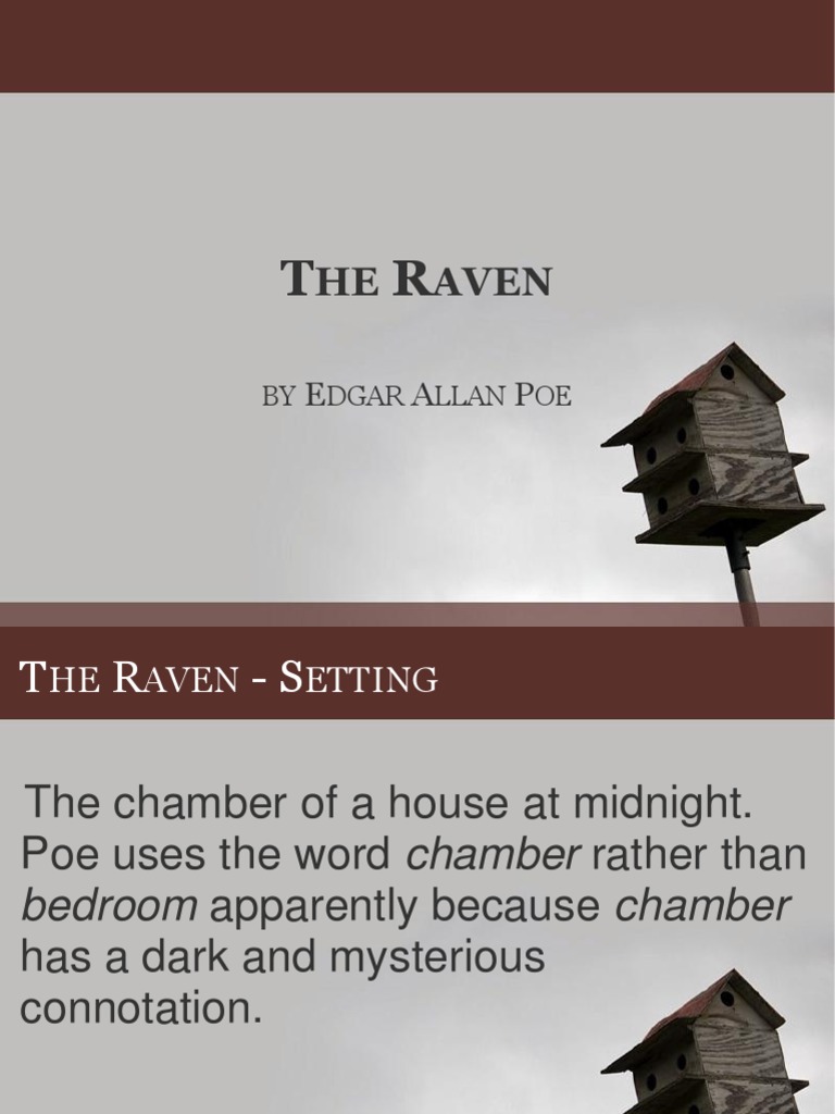 The Raven Poetry PPT | The Raven | Poetry