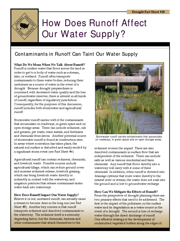 Sheet 10 - Runoff | PDF | Surface Runoff | Stormwater