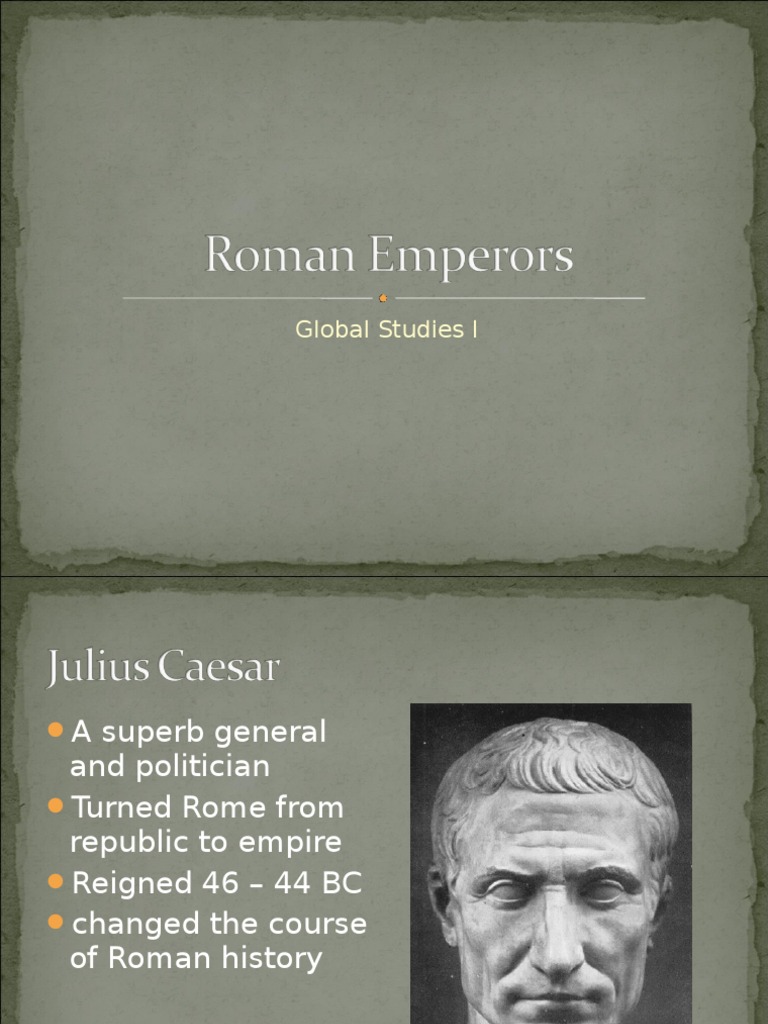 Roman Emperors | PDF | Roman Empire | Ancient Rome