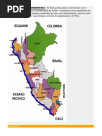 Departamentos de la Costa Peruana | PDF | Perú | Ciencias de la Tierra
