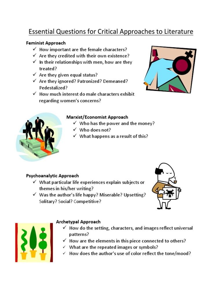 Critical Literary Approaches Explained | PDF