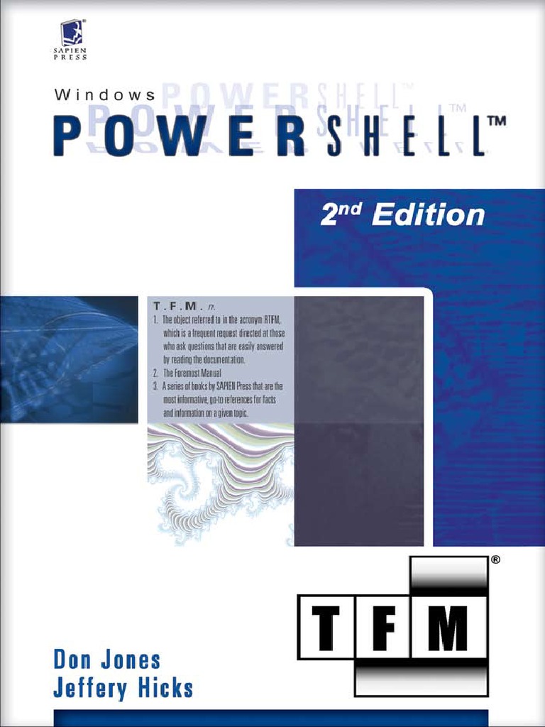 Windows PowerShell 1.0 TFM | Download Free PDF | Information Technology ...