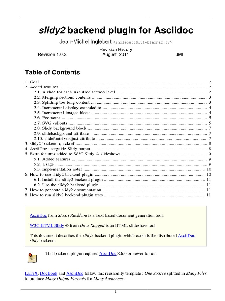 Slidy 2 | PDF | Cascading Style Sheets | Html
