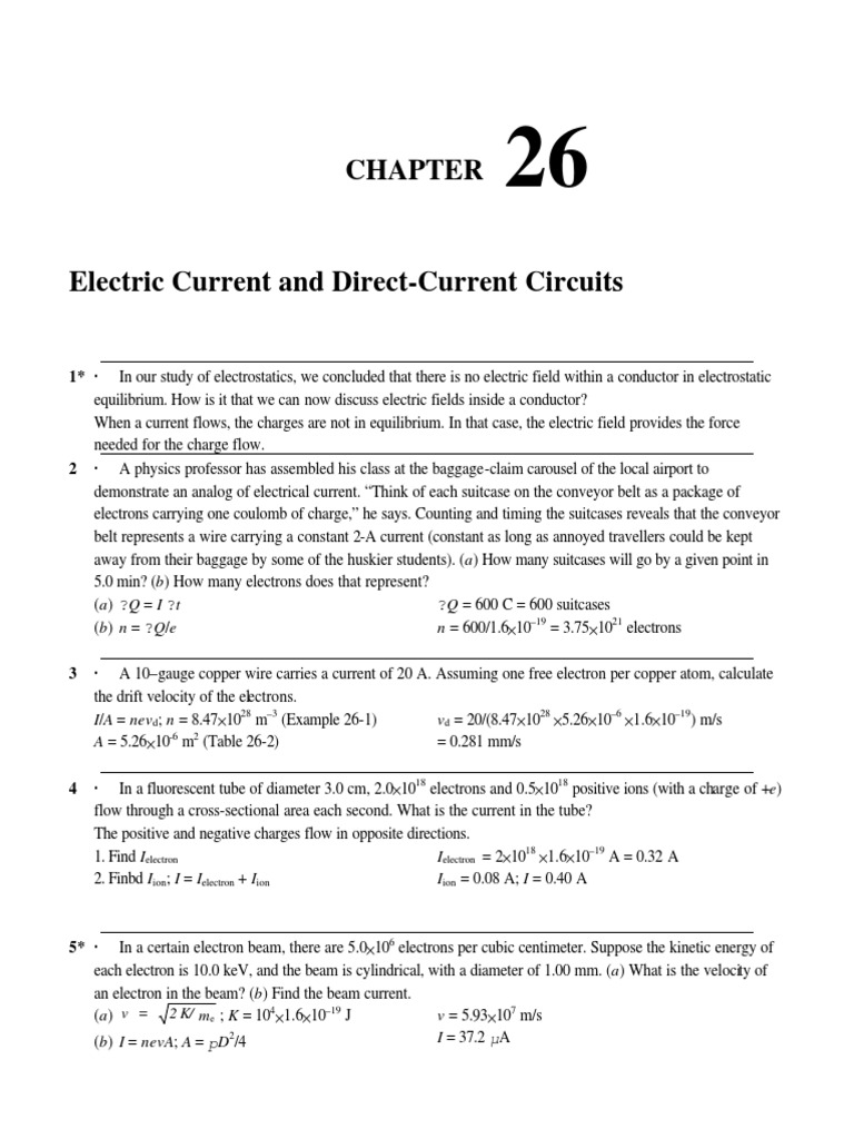 ch26 PDF | PDF | Capacitor | Series And Parallel Circuits